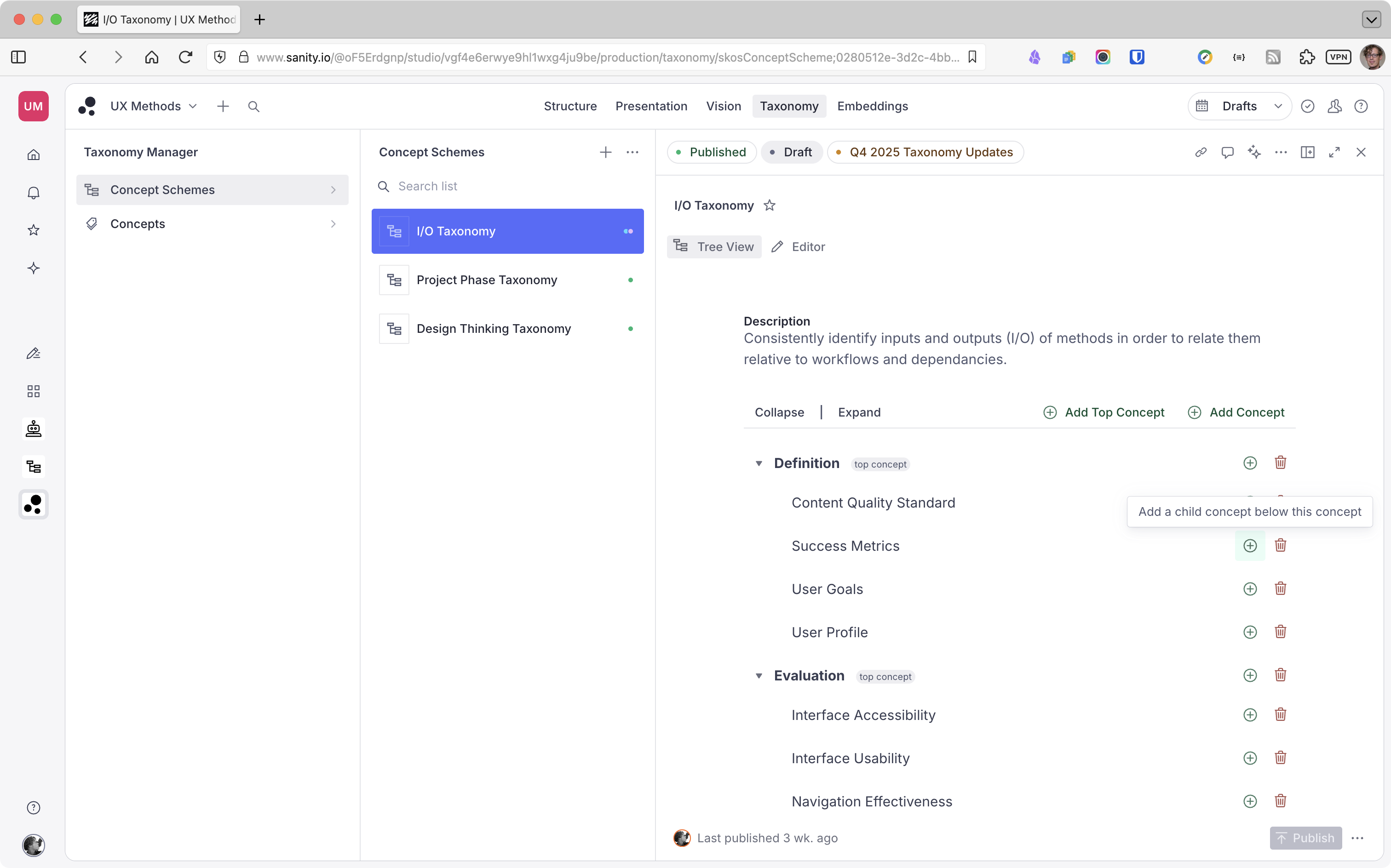 Taxonomy Manager | Sanity Studio Plugin Documentation
