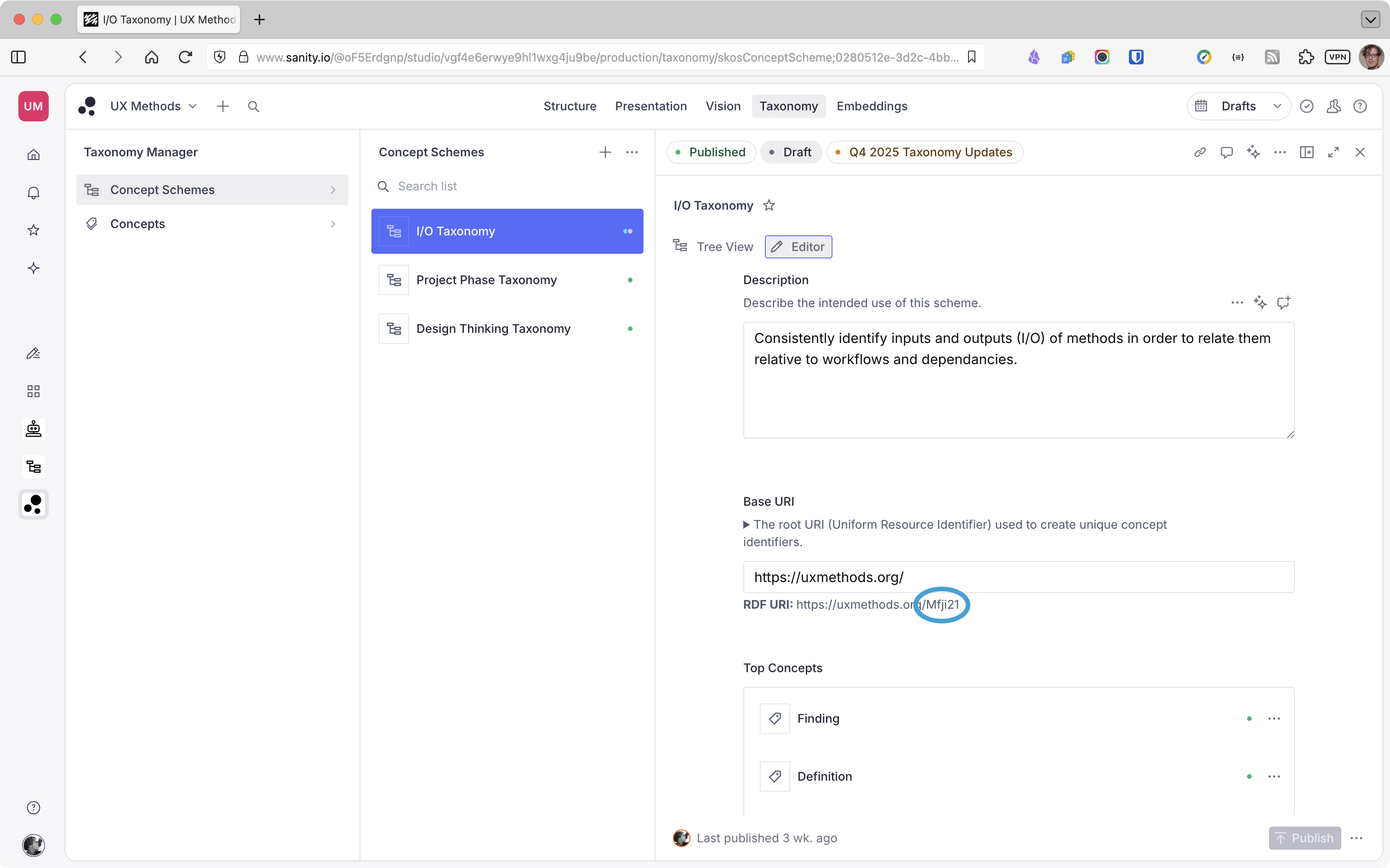 Taxonomy Manager | Sanity Studio Plugin Documentation